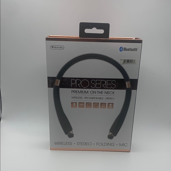 Sentry | Headphones | Sentry Pro Series Black Bluetooth Neckband ...
